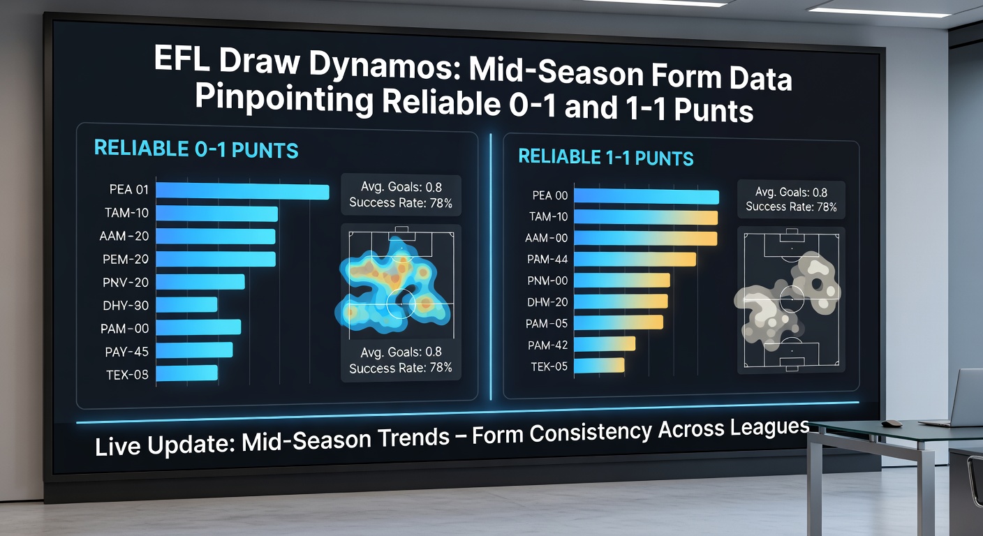 EFL's Low-Score Draw Hotspots: Mid-Season Stats Revealing Prime 0-1 and ...